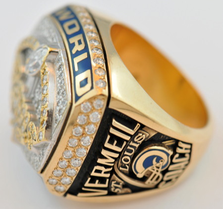 Scotsman Auction Co. - Lot #218 - 14K Two-Tone Superbowl 2000 St. Louis ...